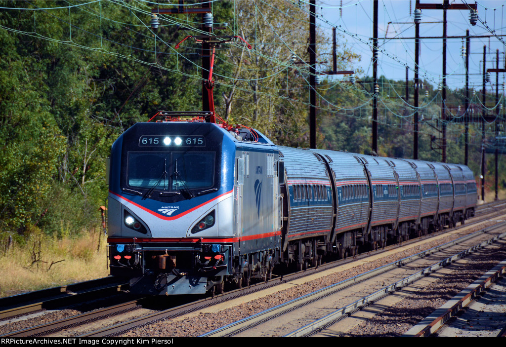AMTK 615 Amtrak Cities Sprinter Model ACS-64